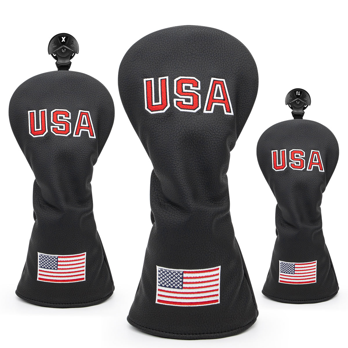 USA Golf Club Headcovers (Driver, Wood, Hybrid)– Fun, Durable, & Styli